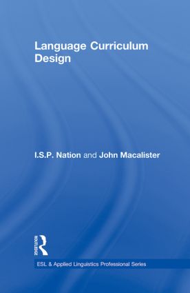 Language Curriculum Design | Taylor & Francis Group