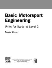 Basic Motorsport Engineering | Andrew Livesey | Taylor & Francis eBook
