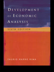 Development of Economic Analysis | Ingrid Rima | Taylor & Francis eBoo