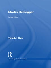 Martin Heidegger | Timothy Clark | Taylor & Francis eBooks, Reference