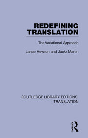 Redefining Translation | The Variational Approach | Lance Hewson, Jack