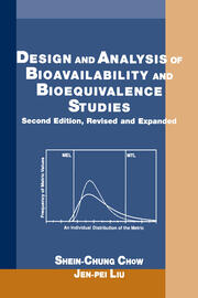 Design and Analysis of Bioavailability and Bioequivalence Studies | Sh