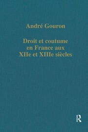 La Coutume En France Au Moyen Age* | 24 | Droit et coutume en France a