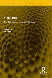 Introduction: modern movements in literature | 1 | 1900-1930 | Michael