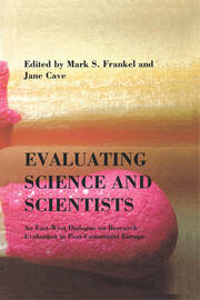 Evaluating Science and Scientists | Mark S. Frankel, Jane Cave | Taylo